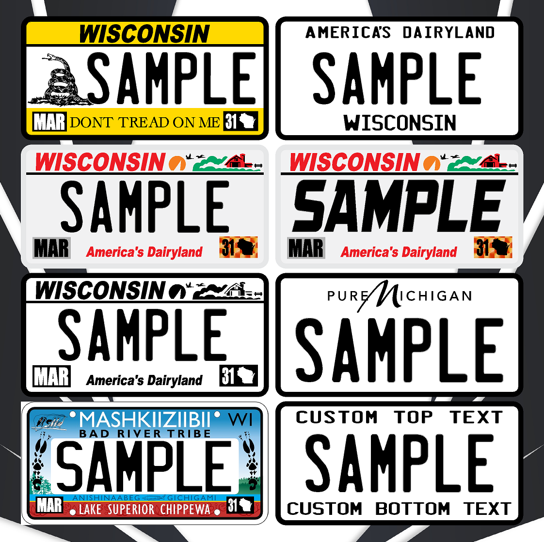 ATV/UTV License Plate | Lightning Storm Graphics